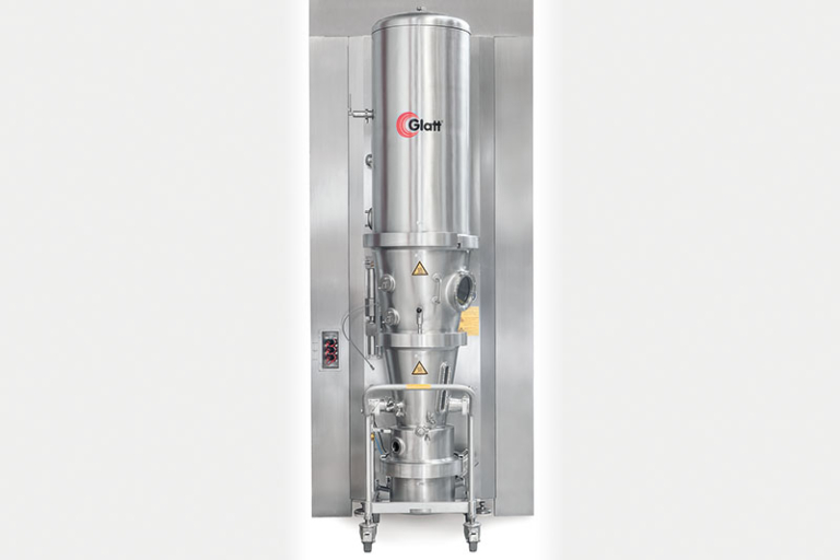 Laboratory units for fluid bed, spouted bed and rotor processes