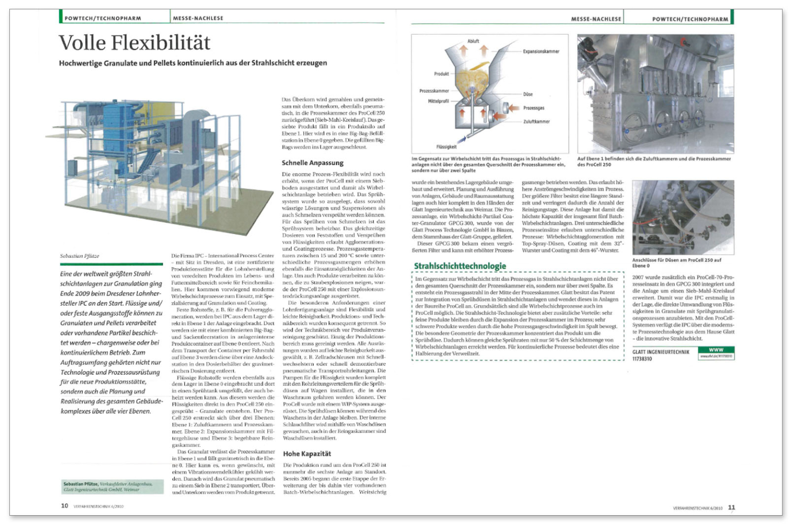 Bauformen und Baureihen von Wirbelschicht- und Strahlschichtanlagen