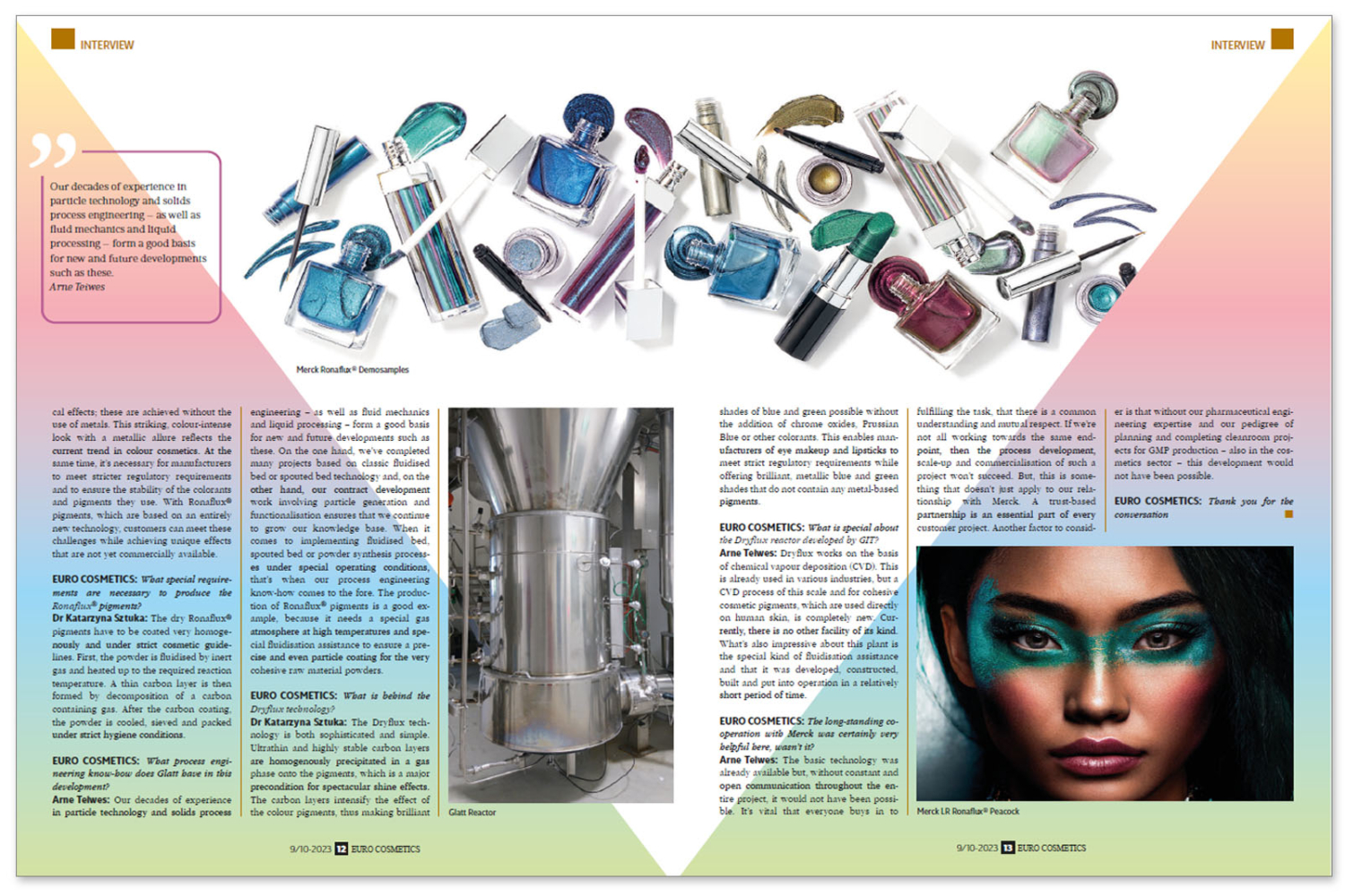 Exploring new ways to produce cosmetic pigments - Interview with Merck ...